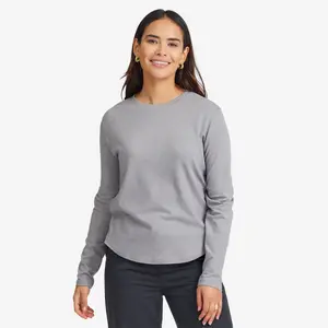 Allbirds Soft Merino Long Sleeve Tee - Medium Grey