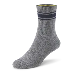 Allbirds Anytime Crew Sock Natural Grey Heather/deep Navy