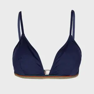 Paul Smith Signature Stripe Bikini Top - Blue