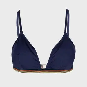 Paul Smith Signature Stripe Bikini Top - Navy