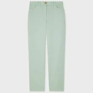 Paul Smith Mint Stretch-cotton Slim-fit Chinos - Green