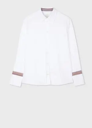 Paul Smith Signature Stripe Cuff Cotton Shirt