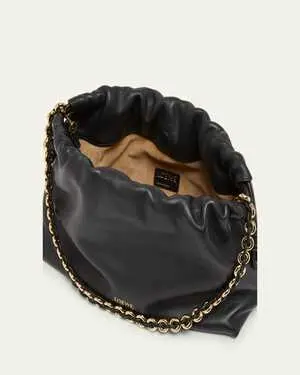 Loewe Flamenco Napa Leather Bag - Black