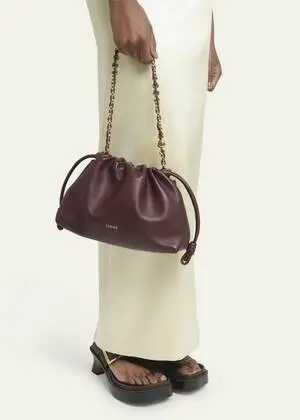 Loewe Flamenco Napa Leather Bag - Black