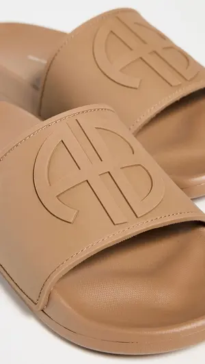 ANINE BING Isla Slides - Brown