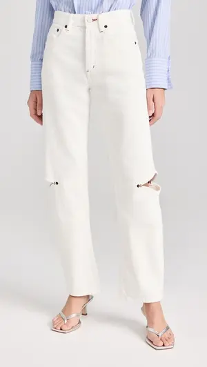 Still Here Cowgirl Jeans - Milk