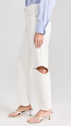 Still Here Cowgirl Jeans - Milk