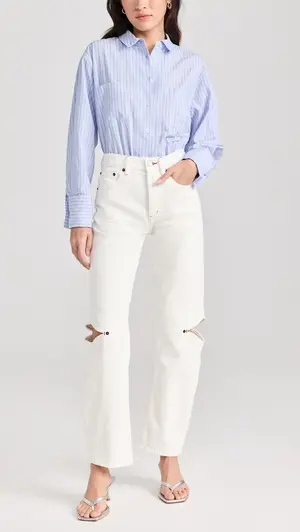 Still Here Cowgirl Jeans - Milk