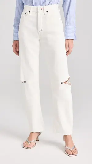 Still Here Cowgirl Jeans - Milk