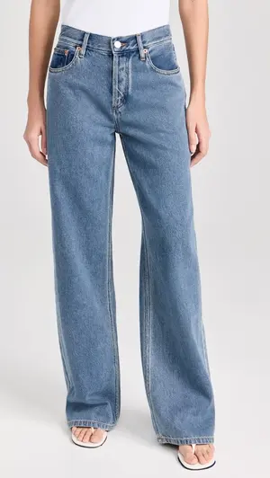 Still Here Walker Straight Leg Jeans - Cloud Classic Blue