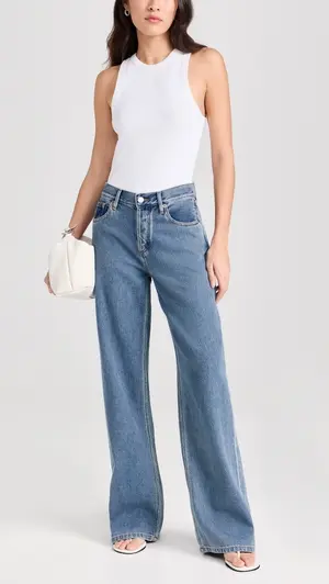Still Here Walker Straight Leg Jeans - Cloud Classic Blue