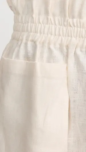 HEVRON Mira Shorts - Ivory