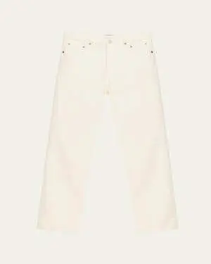 FRAME Straight-leg Jeans - Off White