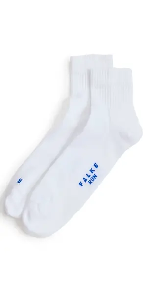 Falke Run Rib Short Socks - White