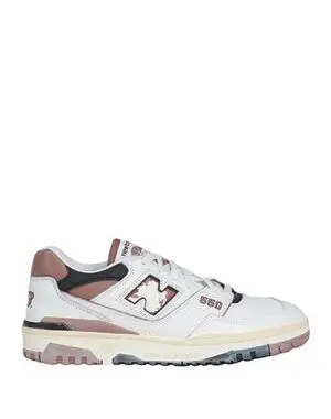 NEW BALANCE Leather Low-top Sneakers - White
