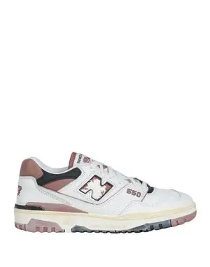 NEW BALANCE Leather Low-top Sneakers - White