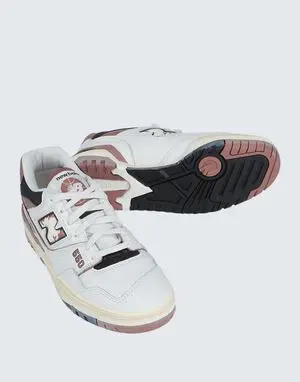 NEW BALANCE Leather Low-top Sneakers - White