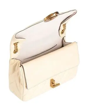 Sandro Quilted Leather Shoulder Bag With Twist-lock Fastening
