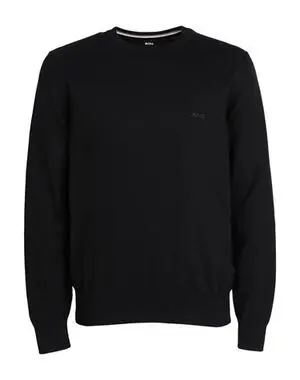 BOSS Sweater Size Cotton - Black