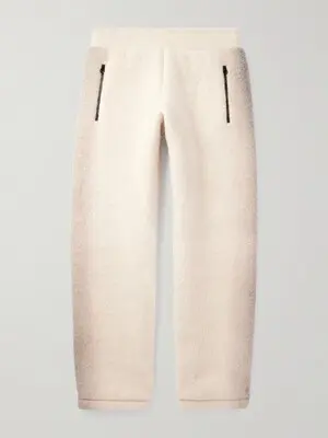 Loro Piana Straight-leg Dégradé Cashmere-fleece Sweatpants - Neutrals