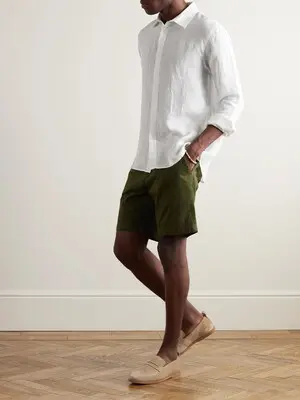 Orlebar Brown Justin Linen Shirt - White