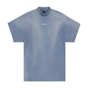 Balenciaga Balenciaga Back Fit Medium T-Shirt Blue