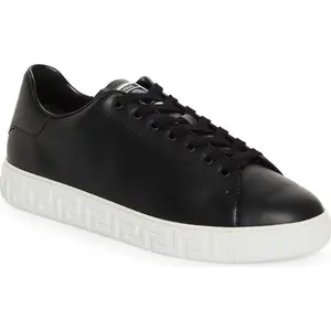Versace Greca Low-top Sneakers - Black