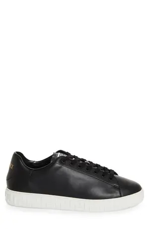 Versace Greca Low-top Sneakers - Black