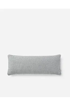 Free People Sunday Citizen Snug Waffle Lumbar Pillow - Cloud Grey