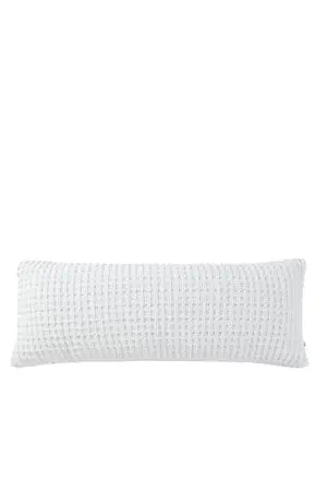 Free People Sunday Citizen Snug Waffle Lumbar Pillow White