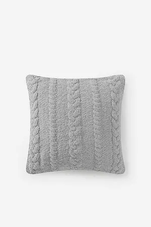 Free People Sunday Citizen Braided Throw Pillow - Cloud Gray