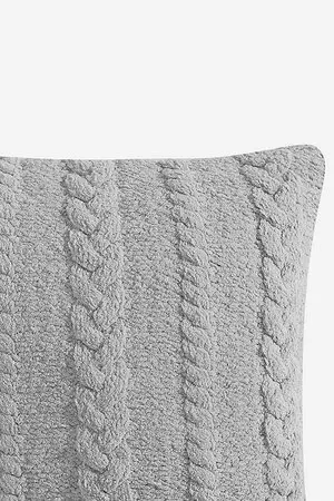Free People Sunday Citizen Braided Throw Pillow - Cloud Gray