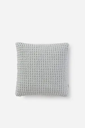 Free People Sunday Citizen Snug Waffle Throw Pillow - Cloud Grey