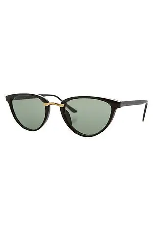 SUNGLASS MUSEUM Vintage Corey Sunglasses - Black