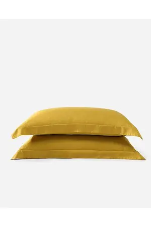 Free People Sunday Citizen Natural Premium Bamboo Sham Set - Gold