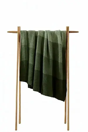 Free People Sunday Citizen Ombre Throw Moss