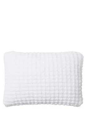 Free People Sunday Citizen Snug Waffle Mini Pillow Clear White
