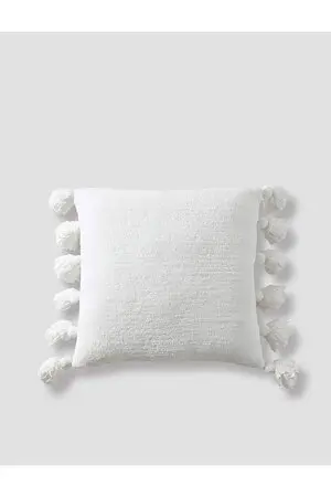 Free People Sunday Citizen Pom Pom Throw Pillow - Off White