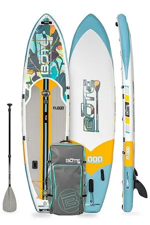 BOTE BOTE Flood Aero With MAGNEPOD Inflatable Paddle Board Set Blue
