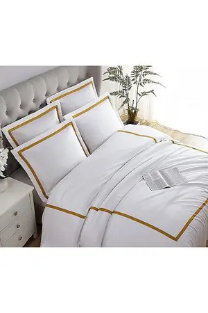 Free People Sunday Citizen Frame Premium Bamboo Sham Set Gold
