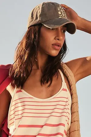 Free People FP Movement Big Buti Baseball Cap Blue