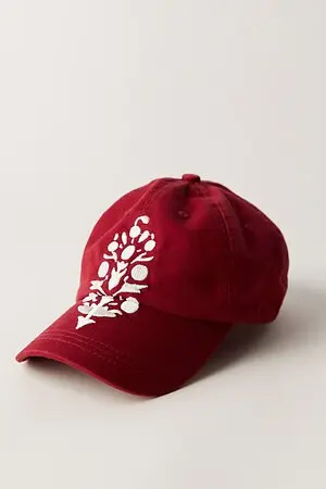 Free People FP Movement Big Buti Baseball Cap Maroon