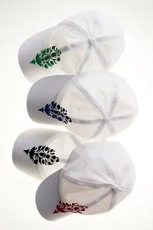 Free People FP Movement Big Buti Baseball Cap White/kelly