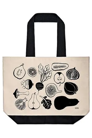 CLAUDIA PEARSON Printed Market Tote - White