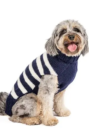 CHILLY DOG Flynn Stripe Dog Sweater