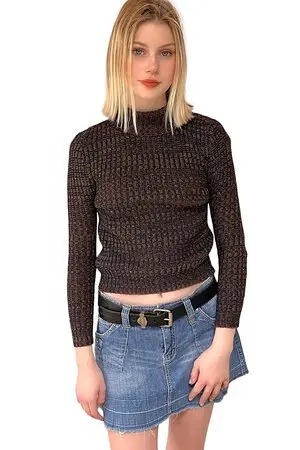 AFTERLIFE BOUTIQUE Vintage 1990's Turtleneck Sweater