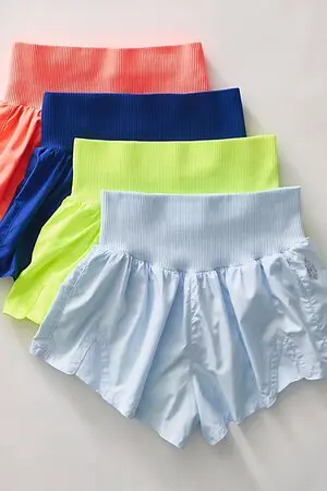 Free People FP Movement Carpe Diem Shorts Baseline Blue