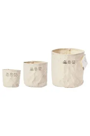 PUEBCO Canvas Pot Cover - Ivory