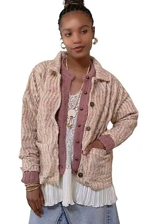 AFTERLIFE BOUTIQUE Vintage 1990's Sandy Chenille Jacket