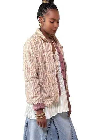 AFTERLIFE BOUTIQUE Vintage 1990's Sandy Chenille Jacket